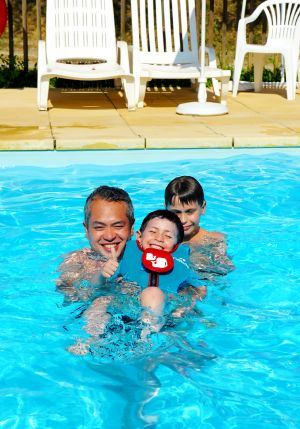 Lake Marciac, 3 star campsite Gers